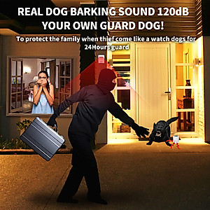 Dog Barking Alarm Motion Detector Outdoor Barking Motion Sensor 1000 FT Range Dog Alarm Home Security