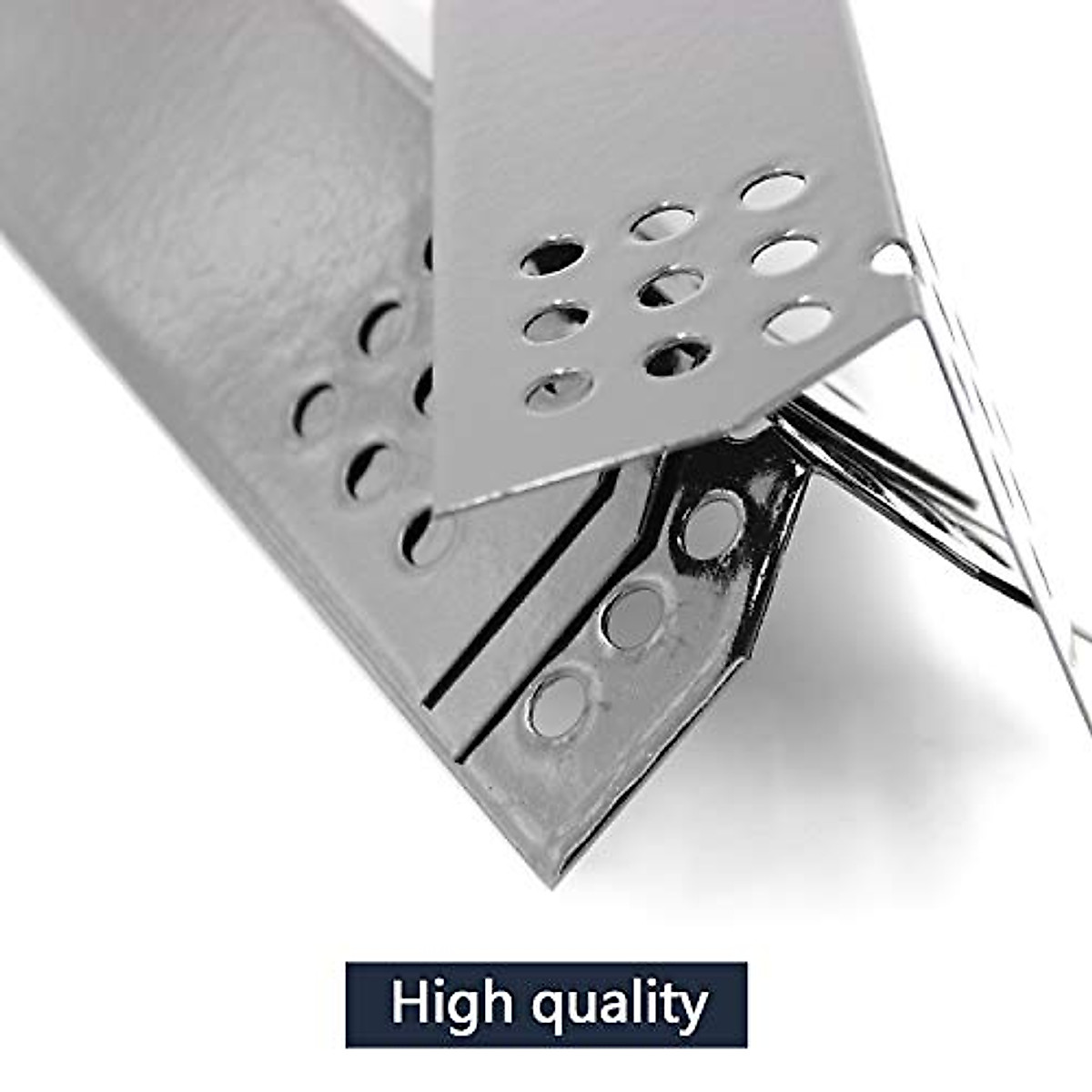 Hongso PPG371 (4-Pack) Porcelain Steel Heat Plate, Heat Shield, Heat Tent, Burner Cover, Vaporizor Bar Replacement for Grill Master 720-0697, 720-0737, Nexgrill 720-0830H, 720-0783E Gas Grill Models