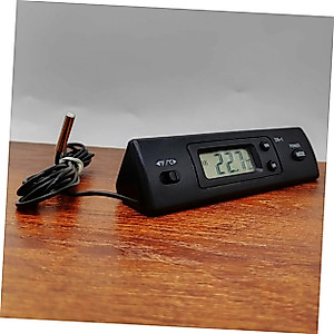 4 Sets Aquarium Thermometer Fridge Thermometer Fish Tank Supply Fish Tank Thermometer Reptile Tank Thermometer Digital Display Thermometer Temperature Measure Device Car Abs