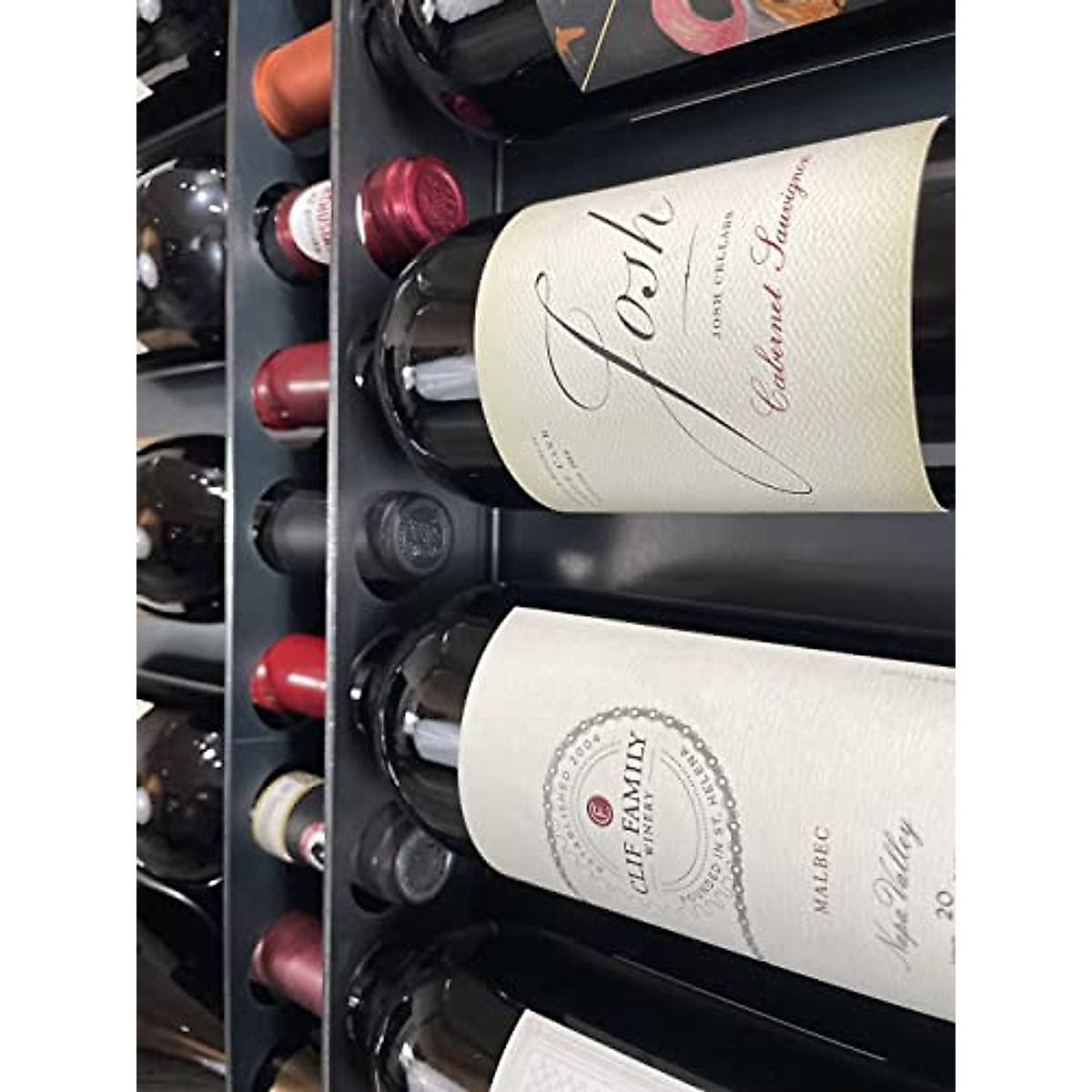 Montana Angle Worx Latitude 12 Bottle Wall Mounted Steel Wine Rack Refined Industrial Wine Storage