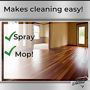 Black Diamond Stoneworks Wood & Laminate Floor Cleaner: For Hardwood, Real, Natural & Engineered Flooring –Biodegradable Safe for Cleaning All Floors