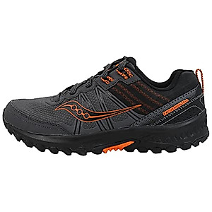 Saucony Men's Excursion TR14 Running Shoe, Black/Orange, 11 W