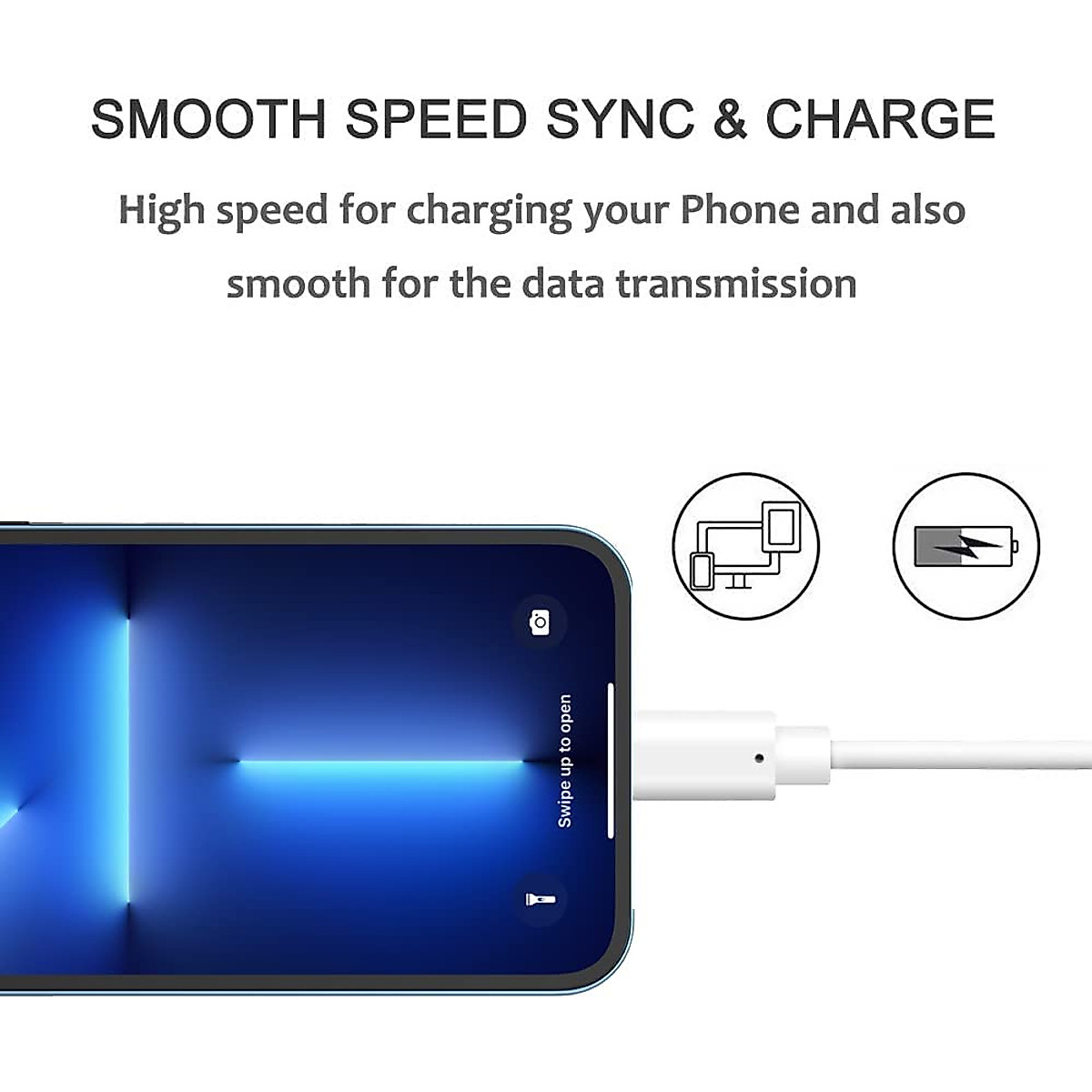 Quntis iPhone Charger 3 Pack 6ft [MFi Certified] iPhone Fast Charging Cable Cord Short USB A to Lightning Cable for iPhone 14 13 12 11 Pro Max XR XS X SE 8 7 6s 6 Plus 5S 5C 5 iPad Air Mini Airpods