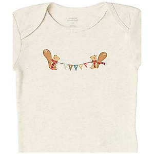 Amazon Essentials Unisex Babies' Cotton Layette Outfit Sets, Pack of 6, Multicolor/Squirrel/Stripe, Preemie