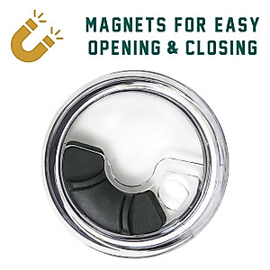 iBEX Tumbler 20 oz Stainless Steel Vacuum Insulated Tumbler With Magnetic Slider Lid (Navy)