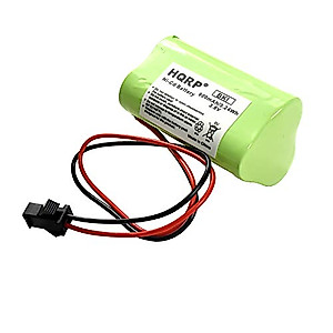 HQRP 5-Pack Emergency Exit Light Battery Compatible with Lithonia ELB-B001 EU2 LED Interstate ANIC1566 Unitech 0253799 Lowes 253799, Unitech 6200RP, LEDR-1, OSA230 Replacement