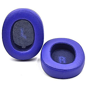 E55BT Ear Pads Replacement Earpads Ear Cushion Pads Compatible with JBL E55BT Over-Ear Wireless Headphones (Blue)