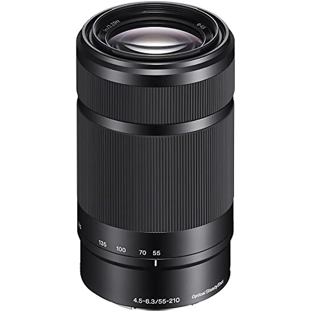 Sony E 55-210mm f/4.5-6.3 OSS Lens (Black) (SEL55210/B) + Filter Kit + Lens Cap Keeper + Cleaning Kit + More (Renewed)