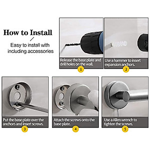 Mdvora 2/4/8 Pack Towel Hooks, Robe Hook, Bathroom Coat Hook Wall Mounted, SUS304 Stainless Steel Bathroom Hooks, Towel Hook for Bedroom Kitchen Hotel Office(2 Pack Brushed Nickel)