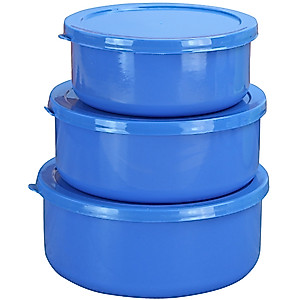 Reston Lloyd 6 Piece Enamel on Steel Bowl Set, Small, Azure