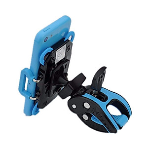 Toxz Bicycle Phone Mount Bike Phone Stand Holder,Adjustable Size,with Rubber Clamp Fixing,Bike Stand Accessories