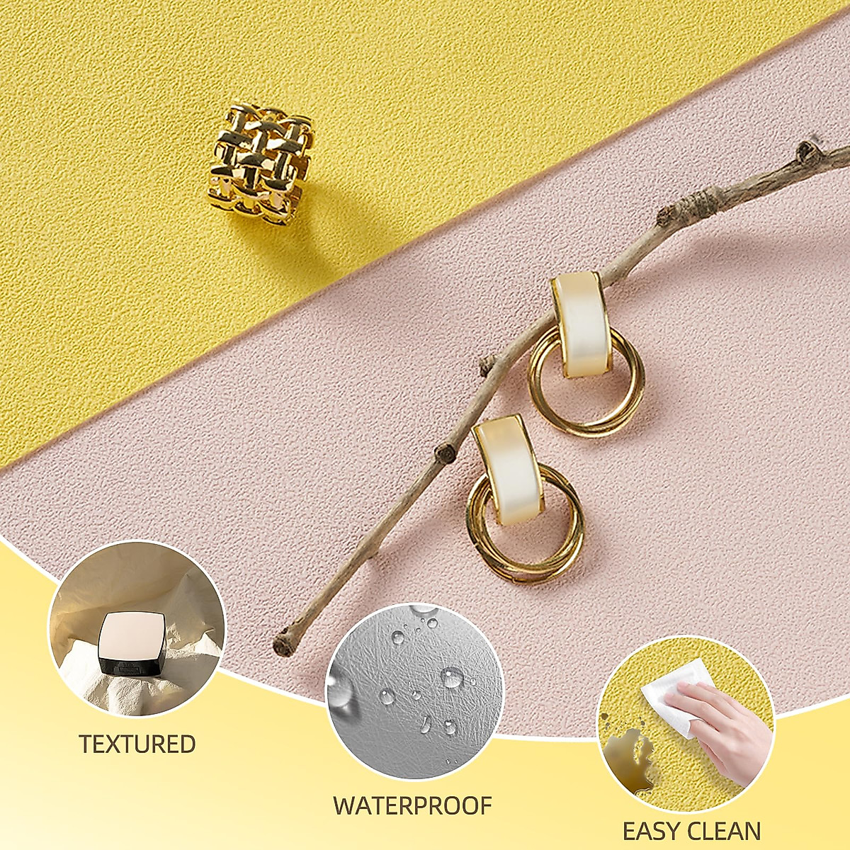 5PCS Backdrop Photography Background, 28x39Inch Cotton Thicken Suede Textured Solid Morandi Color Photography Backdrop for Photo Video Studio, EOAJAFOU