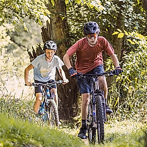 Mongoose Flatrock 21-Speed Hardtail Mountain Bike, 26-Inch Wheels, for Men and Women, Front Suspension, 16-Inch Lightweight Aluminum Frame, Purple