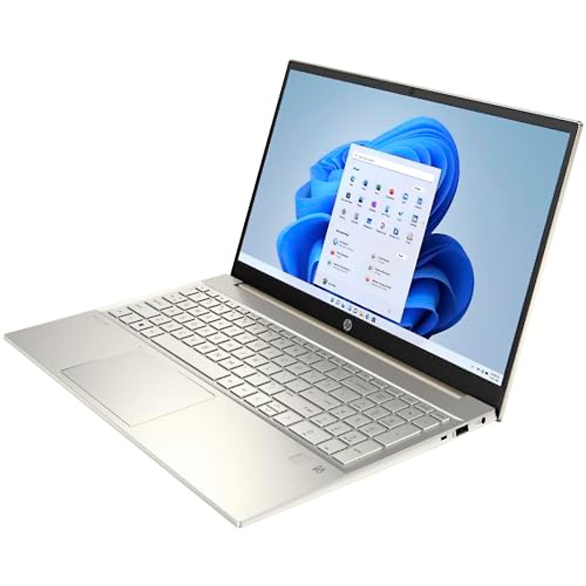 HP Pavilion 15 15.6" Touchscreen FHD Laptop Computer, 13th Gen Intel 10-Core i7-1355U, 64GB DDR4 RAM, 2TB PCIe SSD, WiFi 6, BT5.3, Backlit Keyboard, Fingerprint Reader, Warm Gold, Windows 11, Zivcul
