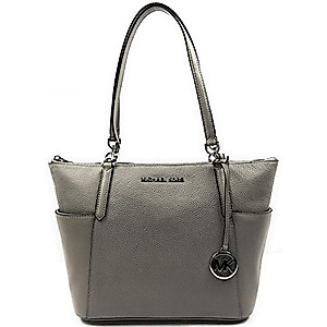 Michael Kors Bedford Large East West TZ Tote (Pearl Grey)