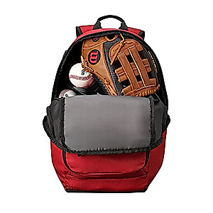 EvoShield SRZ-1 Backpack - Scarlet, 12" W x 9" D x 18" H