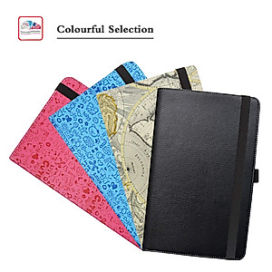 Bige for Alcatel Joy Tab 2 Case, 360 Rotary Stand with Cute Rose Red Pattern Cover for 8" Tablet