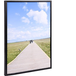 Aynoo 16x20 Poster Frame Black, Display Picturess 16x20 Metal Picture Frame,Aluminium Industries Studio Gallery Frame
