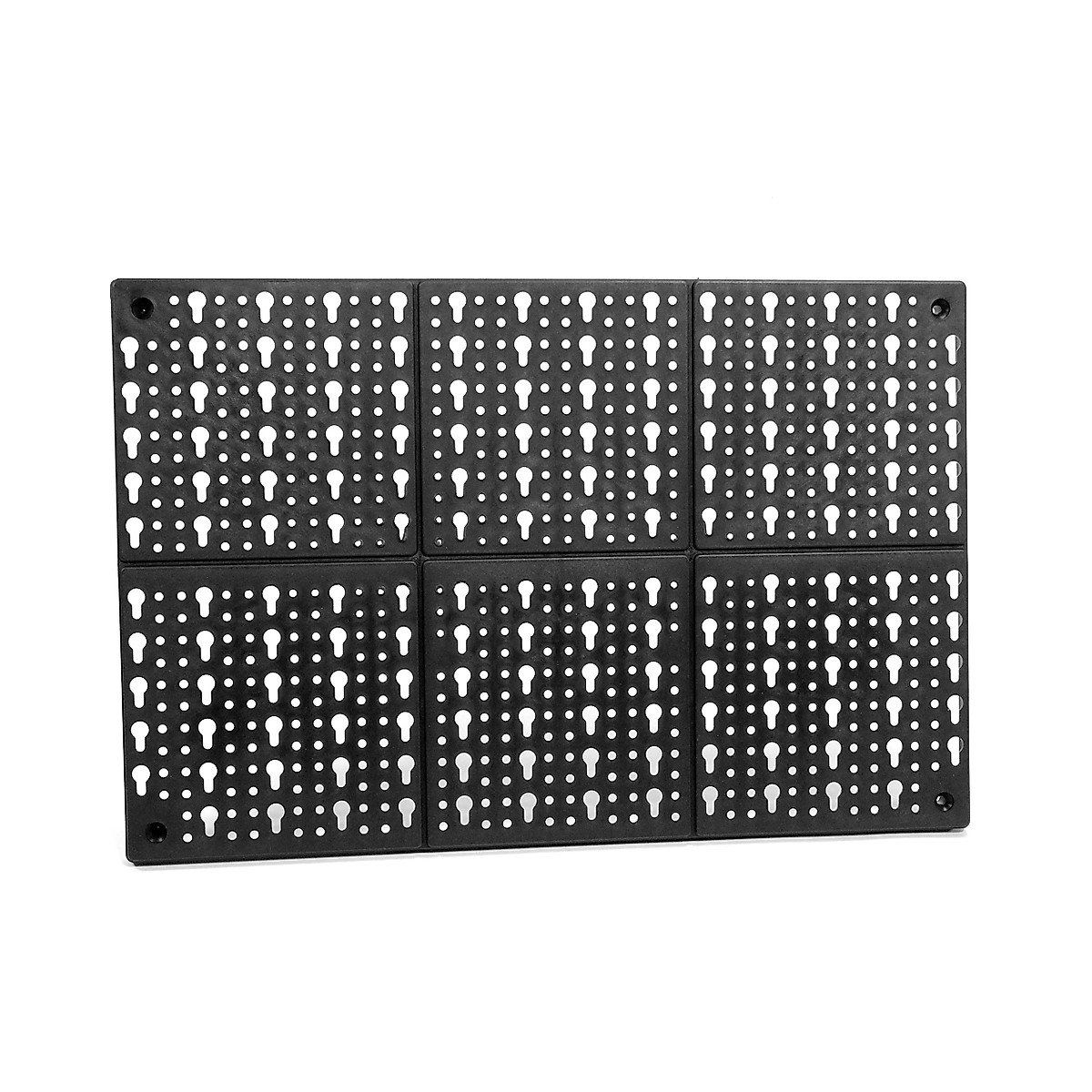 VViViD 27 pcs ABS Plastic 39" x 10.5" Wall-Mounted DIY Tool Organizer Pegboard and Tray Set 50lb Capacity.