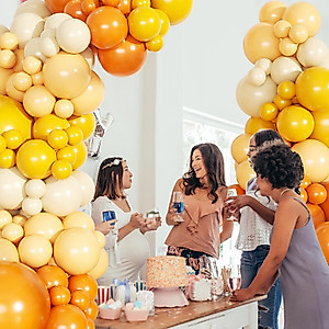Here Comes The Sun Balloon Arch Kit 134Pcs Retro Beige Orange Yellow Balloons Here Comes the Son Baby Shower Boy Boho Sunshine Theme Birthday Party Decorations