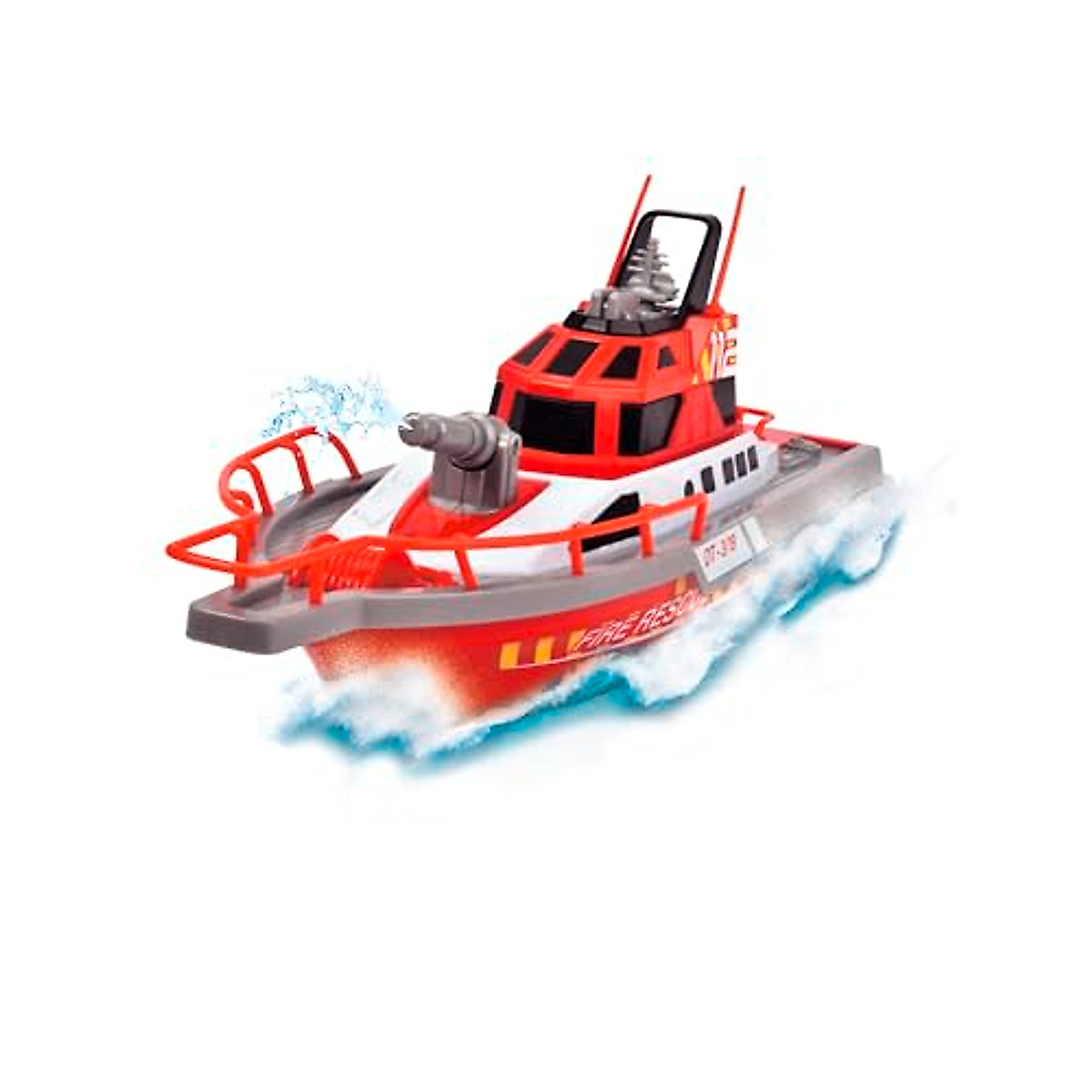 DICKIE TOYS - 15" RC Rescue Boat with Working Water Pump