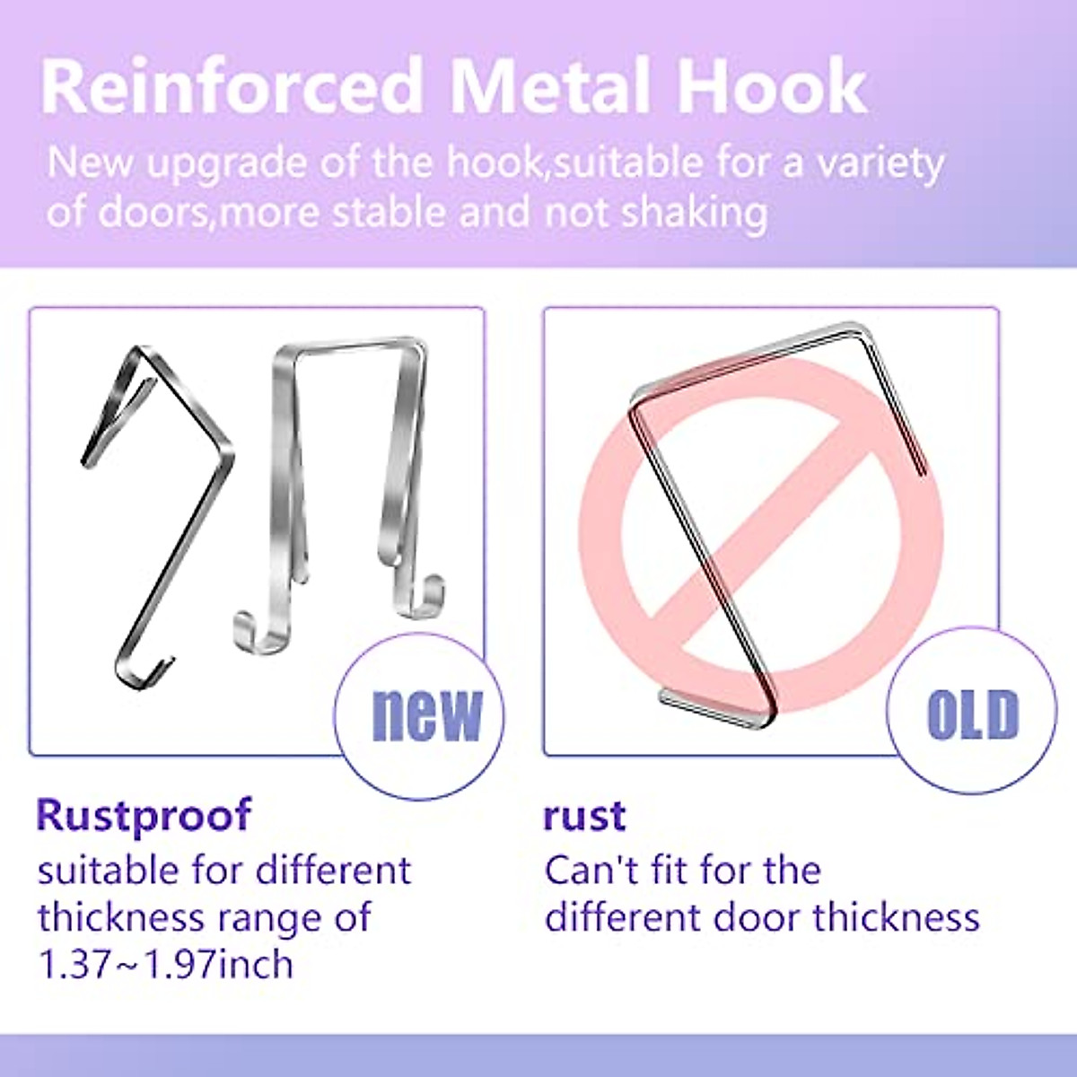 Over the Door Hanging Shoe Rack Organizer for Closet, Kids Shoes Storage Holder with 40 Large Mesh Pockets & Sturdy Hooks for Door and Wall