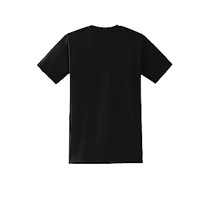 Fruit of the Loom Men's Pocket Crew Neck T-Shirt (Pack of 4), Black, X-Large