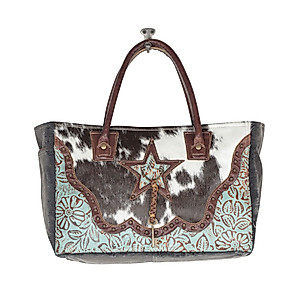 Myra Bag Articulate Canvas & Hairon Bag S-4399