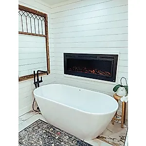 Touchstone Sideline® Anti-Glare Screen-Front 60" 80047 Electric Fireplace