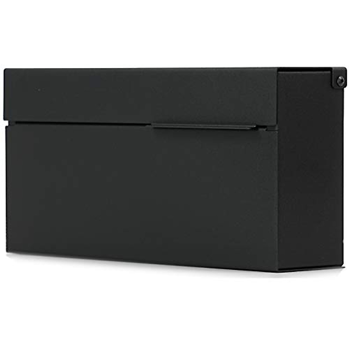 Vsons Modern Design Mailbox, Aluminum Black Powder Coated, Wall-Mount Mailbox Vsons Design Louis B