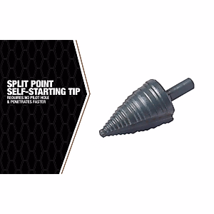 Southwire STEP BIT, DBL STRT FLUTE 1/4" TO 1-3/8"