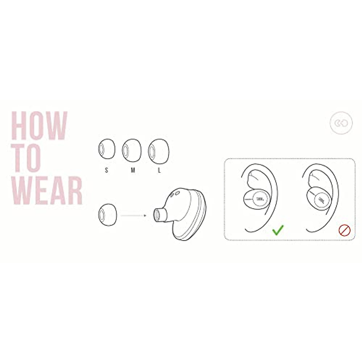 JBL Tune 125TWS True Wireless In-Ear Headphones - Pure Bass Sound, 32H Battery, Bluetooth, Fast Pair, Comfortable, Wireless Calls, Music, Native Voice Assistant (Black), Small