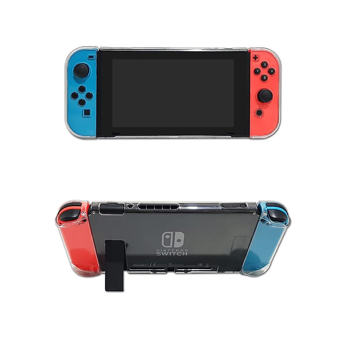 AddValue Crystal Case Compatible with Nintendo Switch HAD Dockable Crystal Case (Polycarbonate, Clear, Transparent, Scratch protection, Dust protection)