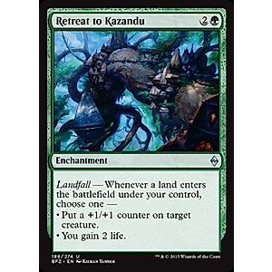 Magic The Gathering - Retreat to Kazandu - Battle for Zendikar