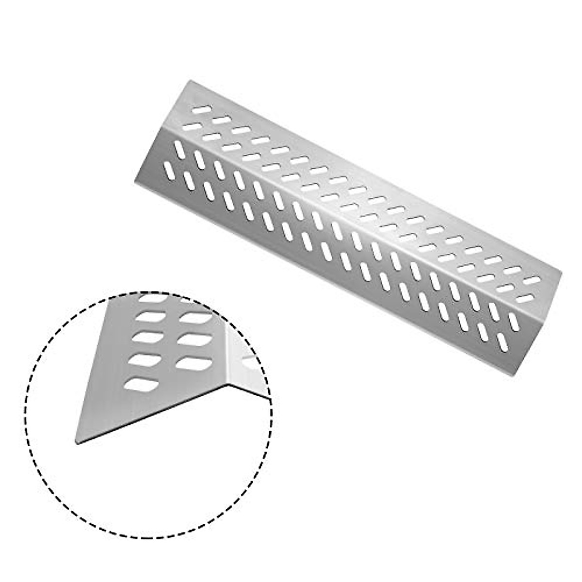 Kalomo 16GA Stainless Steel Grill Heat Plates Shield Burner Covers Flame Tamer BBQ Gas Grill Replacement Parts for Bull Angus 47628, 47629, Brahma 57568, Outlaw 26039, Lonestar Select 87049, Cal Flame