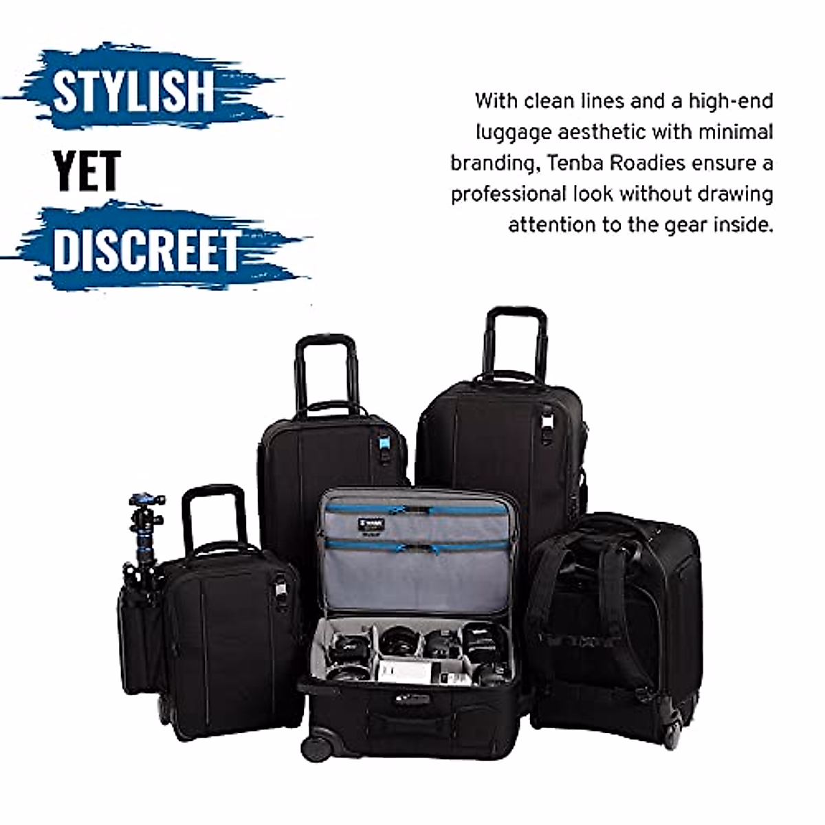 Tenba Roadie Air Case Roller 21 US Domestic Carry-On Camera Bag with Wheels (638-715)