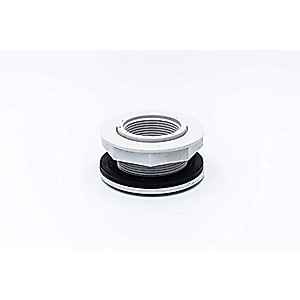 FibroPool Pool Return Jet Kit - Complete with Fittings, Eyeball Assembly, Clamp, Gaskets and PTFE Thread Tape - Compatible with Above Ground Pools