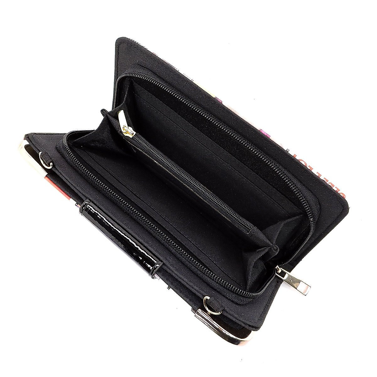 Glossy magazine cover collage cross body handbags purses clutches and wallets Michelle Obama bags (Wallet 5)