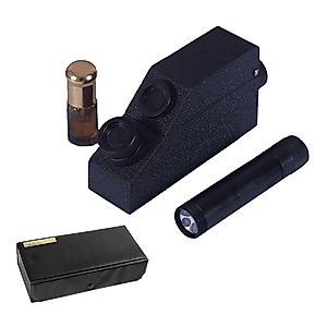 Generic Jewelry Refractometer, Portable Gem Tester, Professional Gemstone Tester, Gem Refractometer, Measures Refractive Index 1.30-1.81, Flashlight Included, Easy to Use