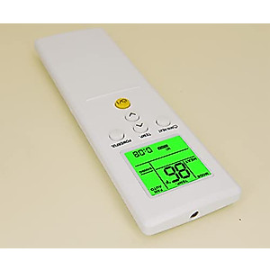 Replacement for Fujitsu Air Conditioner Remote Control AR-REM1U ARREM1U ASU9RLS3Y ASU12RLS3Y ASU15RLS3Y ASU30RLE, ASUG09LZAS ASUG12LZAS ASUG15LZAS Display in Both Fahrenheit and Celsius