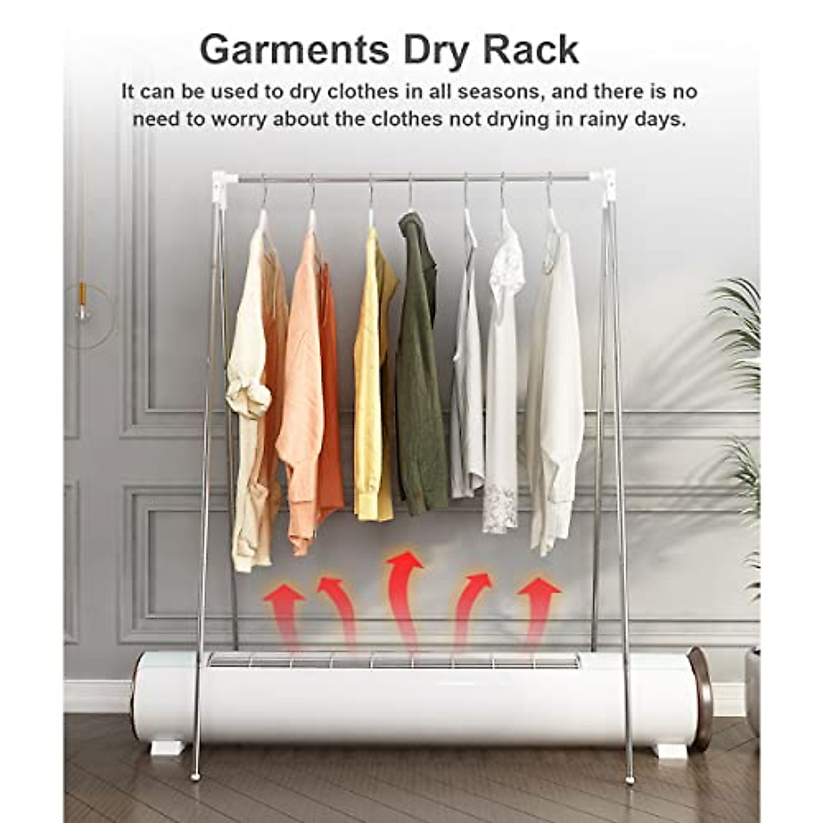 ANLEBUY Portable Travel Garment Rack, Foldable Collapsible Clothing Rack, Folding Portable Clothes Rack for Dance, Painting, Travel, Camping,Pool, Compact Mini Hanging Coat Drying Rack, White Regular