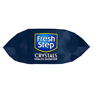Fresh Step Crystals Health Monitoring Cat Litter, Color-Changing Litter Helps Detect Irregularities in Cat Urine, Controls Odor for 30 Days, 7 lb. Bag