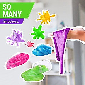 Discovering DIY Slime Kit for Girls and Boys - 52-Piece Slime Making Kit for Kids w/Craft Supplies - Makes Unicorn, Cloud, Butter, Galaxy, Mermaid and Slime for Kids