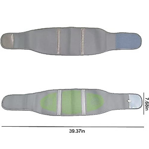 Self-Heating Wormwood Waist Belt, Magnetic Nursing Lumbar Support Waist Heating, 45° Lasting Self Heating Breathable Support Belt, Portable Menstrual Heating Pad, for Abdominal Pain Relief. (S)