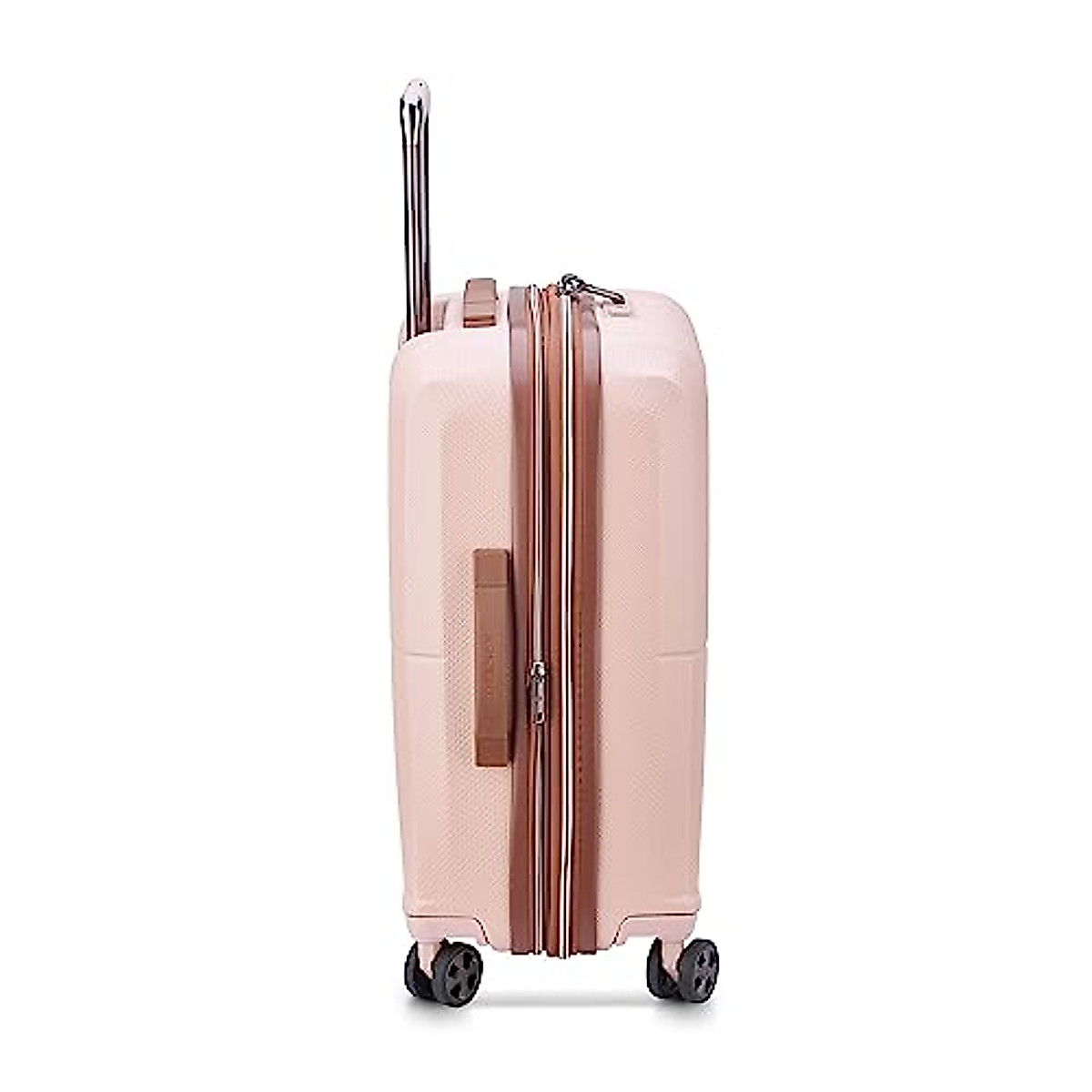 DELSEY Paris St. Tropez Hardside Expandable Luggage with Spinner Wheels, Pink, Carry-on 21 Inch