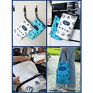 Royoroyi Bread Bags for Homemade Bread,2 Packs Reusable Bread Bag,Freezer Bread Storage Bag,Waterproof Zipper Bread Container to Keep Bread Fresh gift giving (beige， Jewel Blue)