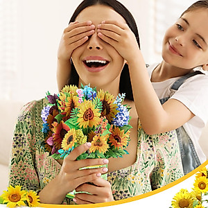 VZZNN 3 Pack Paper Flower Pop Up Cards,Forever Bouquet 3D Popup Paper Greeting Cards with Note Cards and Envelopes for all occasion,Mother's Day Gift,Anniversary,Birthday,Valentine,Christmas