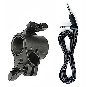 Alesis Nitro Max/Nitro Mesh/Burst/DM Lite Drum Rack Clamp and Silverline Audio 10ft Trigger Cable Bundle