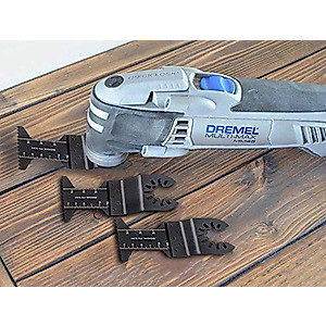 Tanzfrosch 60 Oscillating Tool Saw Blades Multitool Quick Release Saw Blade Kit for Cutting Wood Plastic Soft Metal Fit Dewalt Makita Fein Multimaster Ryobi Bosch Milwaukee Chicago Craftsman (60 Pack)