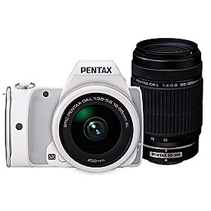 Pentax K-S1 SLR Lens Kit with DA L 18-55 mm and DA L 55-300 mm (White)